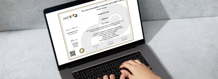 Certification Digital Certificate | EBMT